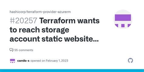Terraform Wants To Reach Storage Account Static Website Endpoint Even When None Will Be Created