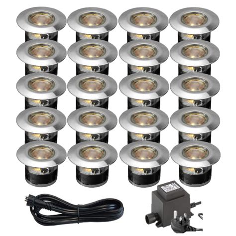 Techmar Acis 12v Plug And Play Garden Deck Light Bundle 20 Light Kit