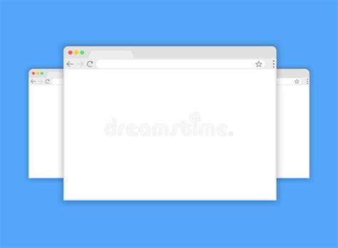 Browser Windowweb Browser In Flat Style Window Concept Internet