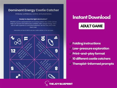 Sex Game Printable Adult Kinky Cootie Catcher Fortune Teller Bundle