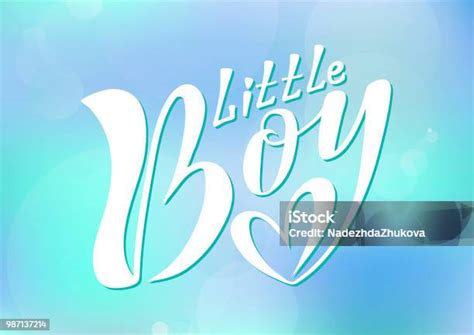 아름 다운 손으로 쓴된 텍스트 휴일 질감된 배경에서 소년 아기 샤워 아기의 탄생 엽서 포장 옷에 인쇄 배너 벡터입니다 공휴일에