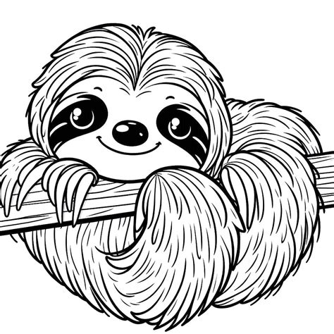 나무늘보 색칠 공부 Kr에서 무료 색칠 공부