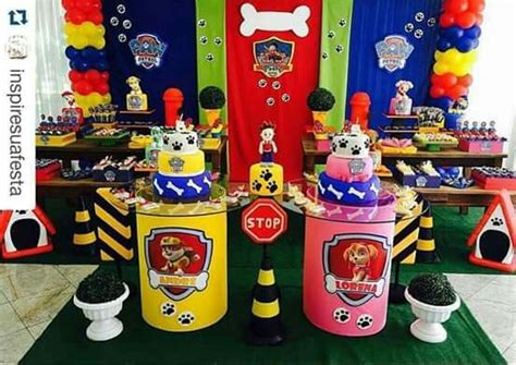 Pin De Violeta Drivera Em Paw Patrol Decoraçao Patrulha Canina
