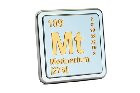 Meitnerium Facts Mt Or Element 109
