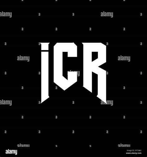 Icr Letter Logo Design For Technology Company Icr Logo Design Black