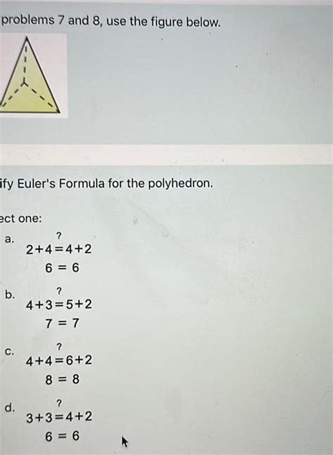 [answered] Problems 7 And 8 Use The Figure Below Ify Euler S Formula Kunduz