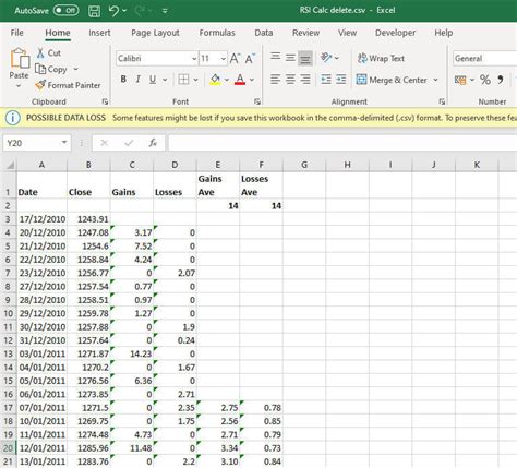 How To Calculate The Rsi Indicator Using Excel Video Tradinformed