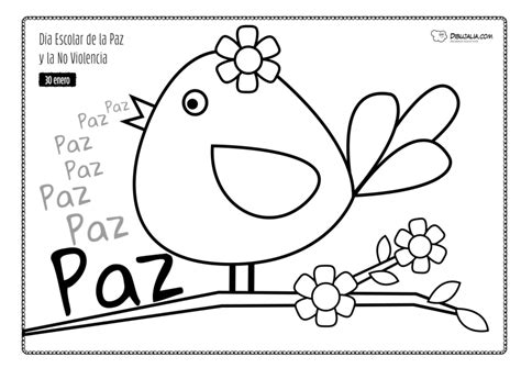 Paloma Para El Día De La Paz Dibujo 2496 Dibujalia