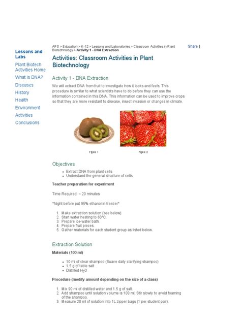 Pdf Activity 1 Dna Extraction Dokumen Tips