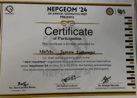 tejendra b on linkedin nepgeom2024