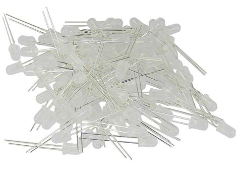 Wit 3mm Diffuse LED 50 Stuks Opencircuit