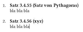 Enumerate Mit Theoremstyle Break TeXwelt