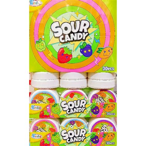 Weslsy Sour Candy 30 Pieces Shopee Philippines