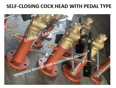 Marine Sounding Self Closing Valve Foot Type Sounding Self Closing Valve With Extension Rod