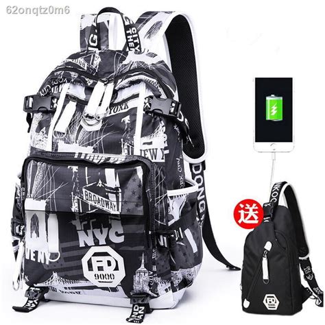 กระเป๋าแล็ปท็อปกระเป๋านักเรียนมัธยมต้นชายนักเรียนมัธยมปลายกระเป๋าเป้ความจุขนาดใหญ่กระเป๋าเป้ชาย