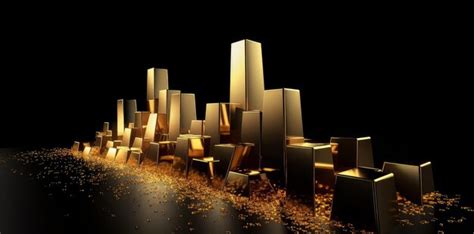 Premium Photo Gold Chart