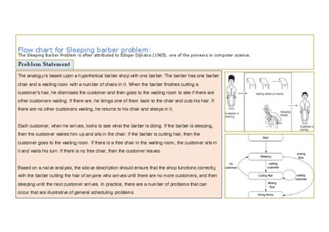 Sleeping Barber Problem Pdf