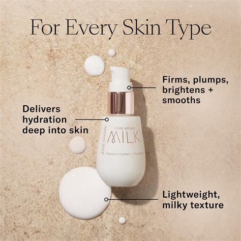 Josie Maran Pure Argan Milk Serum Hydration Gentle Anti Aging For