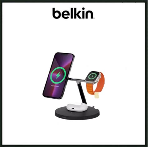 Belkin WIZ My BoostCharge Pro In Wireless Charger With MagSafe W Adapter Lazada Co Th