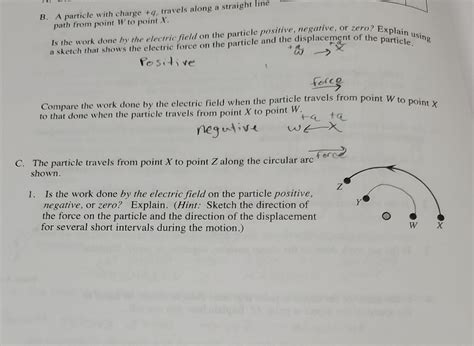 Solved B A Particle With Charge Q Travels Along A Chegg Com