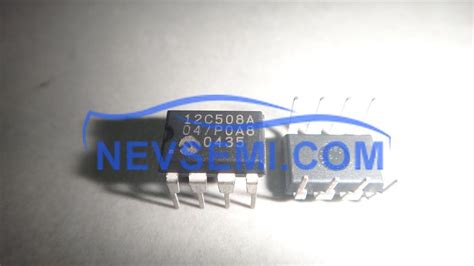 pic12c508a 04 p microchip electronic control unit nevsemi electronics