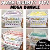 Subtraction Fluency Kit Math Facts Timed Quizzes Flash Cards Tracker