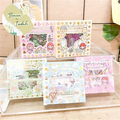 Jual Stiker Box Kecil Isi 100 Biji Lucu Imut Kado Unik Senmu Box Kecil Murah Berkualitas