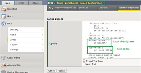 confguring dns express with f5 local bind as primary dns server