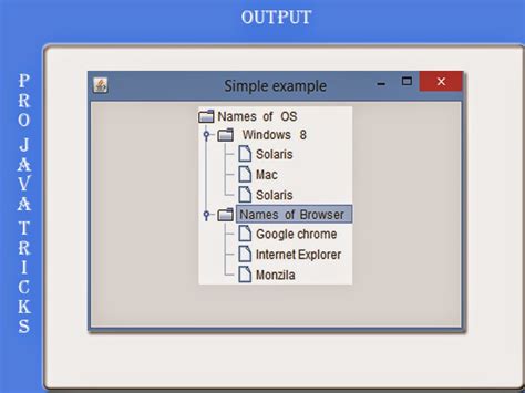 Tutorial On Jtree In Java ~ Projavatricks