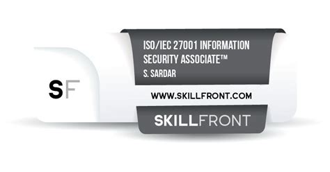subhadip sardar on linkedin iso iec 27001 information security associate™ was issued by