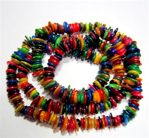 Strand Shell Beads Diy Jewelry Making Beads Colored Sea