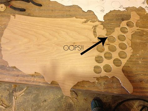 DIY Destination Map Picture Frame Thingy Yes You Read That Right