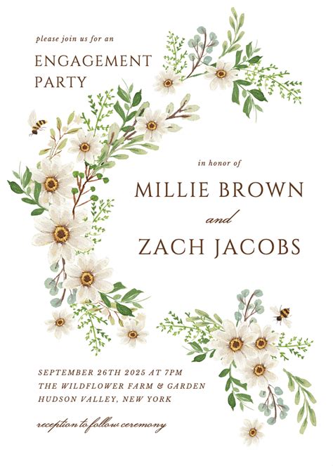 Sweeter Together Engagement Party Invitation Template Greetings Island