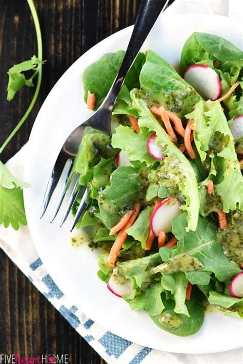 Cilantro Lime Dressing {mexican Salad Dressing} • Fivehearthome