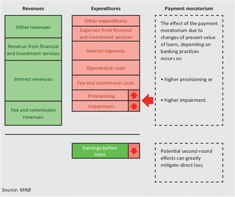 Schematic Profit And Loss Statement Of The Banking System And The