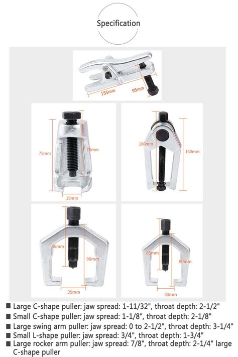 5pcs front end service tool kit yolo goods
