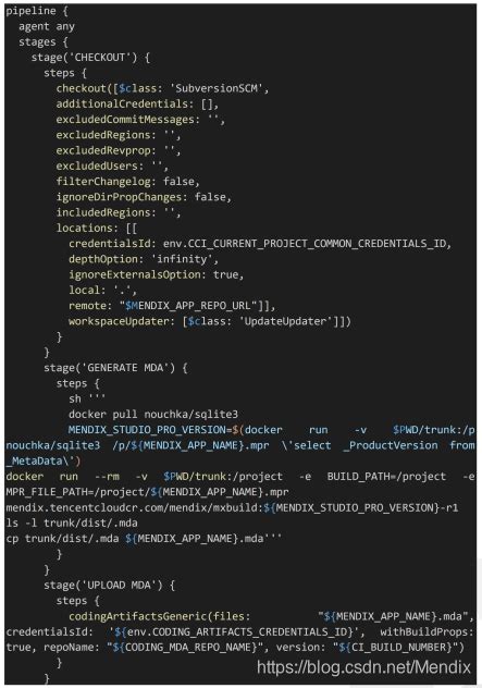 Mendix应用基于腾讯云coding的一键部署西门子低代码的博客 Csdn博客
