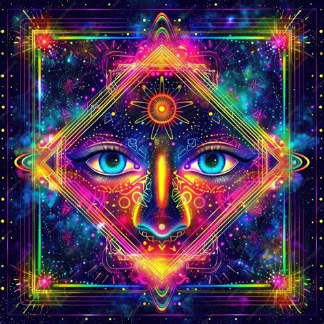 Premium Photo Psychedelic Visual Trend