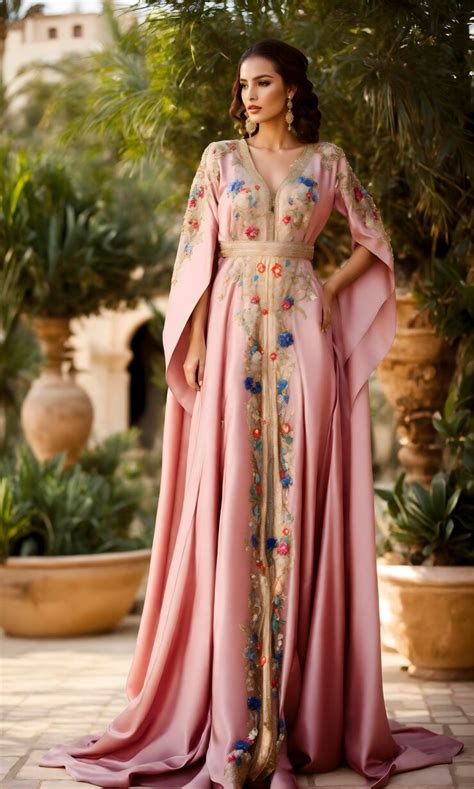 Premium Photo Caftan Traditional Moroccan Style Corset Style Dress P4