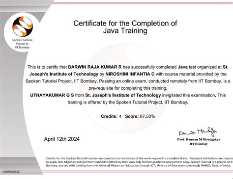 darwin raja kumar r on linkedin java mcq spokentutorial