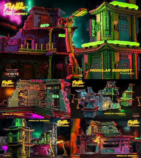 Modular Scenery 3d Print Model Download Free