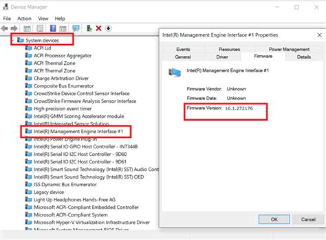 Intel Me Firmware Ver Update Program