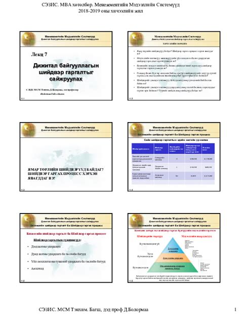 Pdf Дижитал байгууллагын шийдвэр гаргалтыг сайжруулах ЯМАР ТӨРЛИЙН