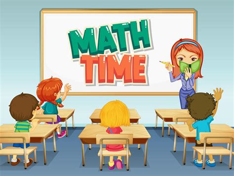 Teacher Helping Student With Math Clipart