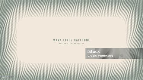 물결 모양의 선 하프 톤 조각 패턴 추상 벡터 옅은 녹색 라운드 프레임 프레임에 대한 스톡 벡터 아트 및 기타 이미지 프레임 하프톤 길로쉐 Istock