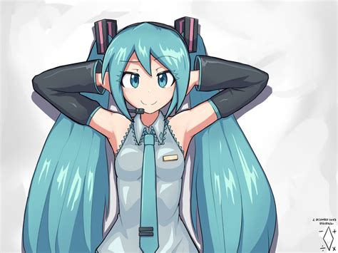 Hatsune Miku Vocaloid Drawn By Digiral Danbooru