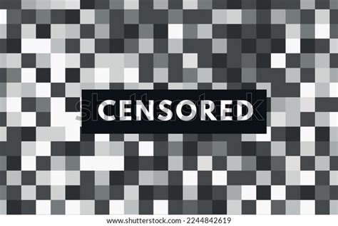 Censor Blur Effect Texture Isolated Blurry Stock Vector Royalty Free Shutterstock
