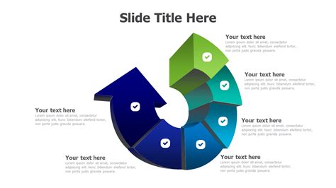 Points Round Arrow Inforgraphics Slides