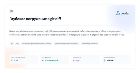Глубокое погружение в Git Diff Labex