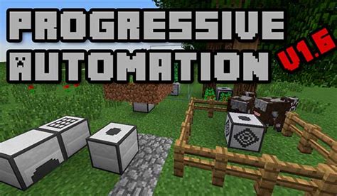 Progressive Automation Mod Para Minecraft Y
